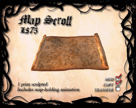 Second Life Marketplace - Map Scroll
